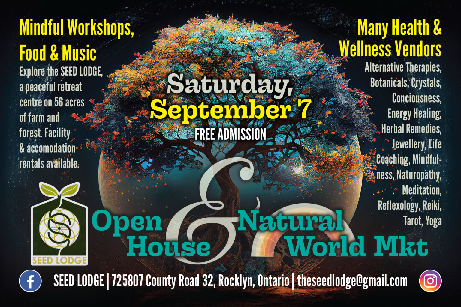 Seed Lodge Open House & Natural World Market – Middle Grey Events